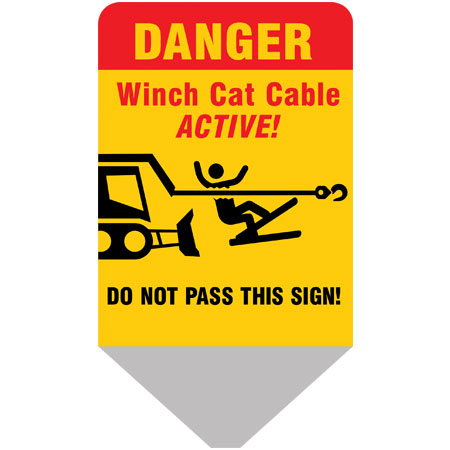 Closure, Avalanche, Boundary, & Winching Signs